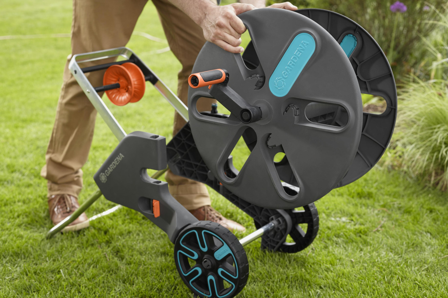Gardena Schlauchwagen CleverRoll L Easy ohne Schlauch kaufen | Globus ...