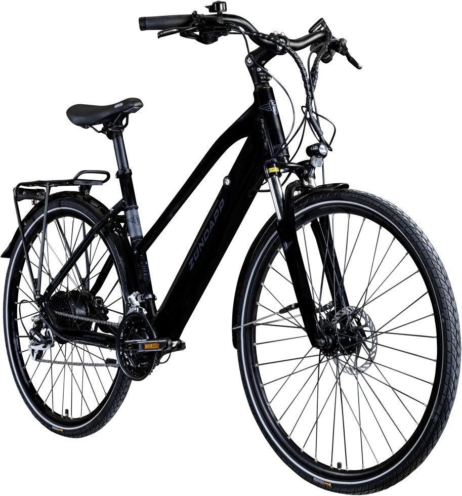 Zündapp E-Bike Trekking Z810 28 Zoll 24-Gang 417 Wh schwarz grau kaufen | Globus Baumarkt