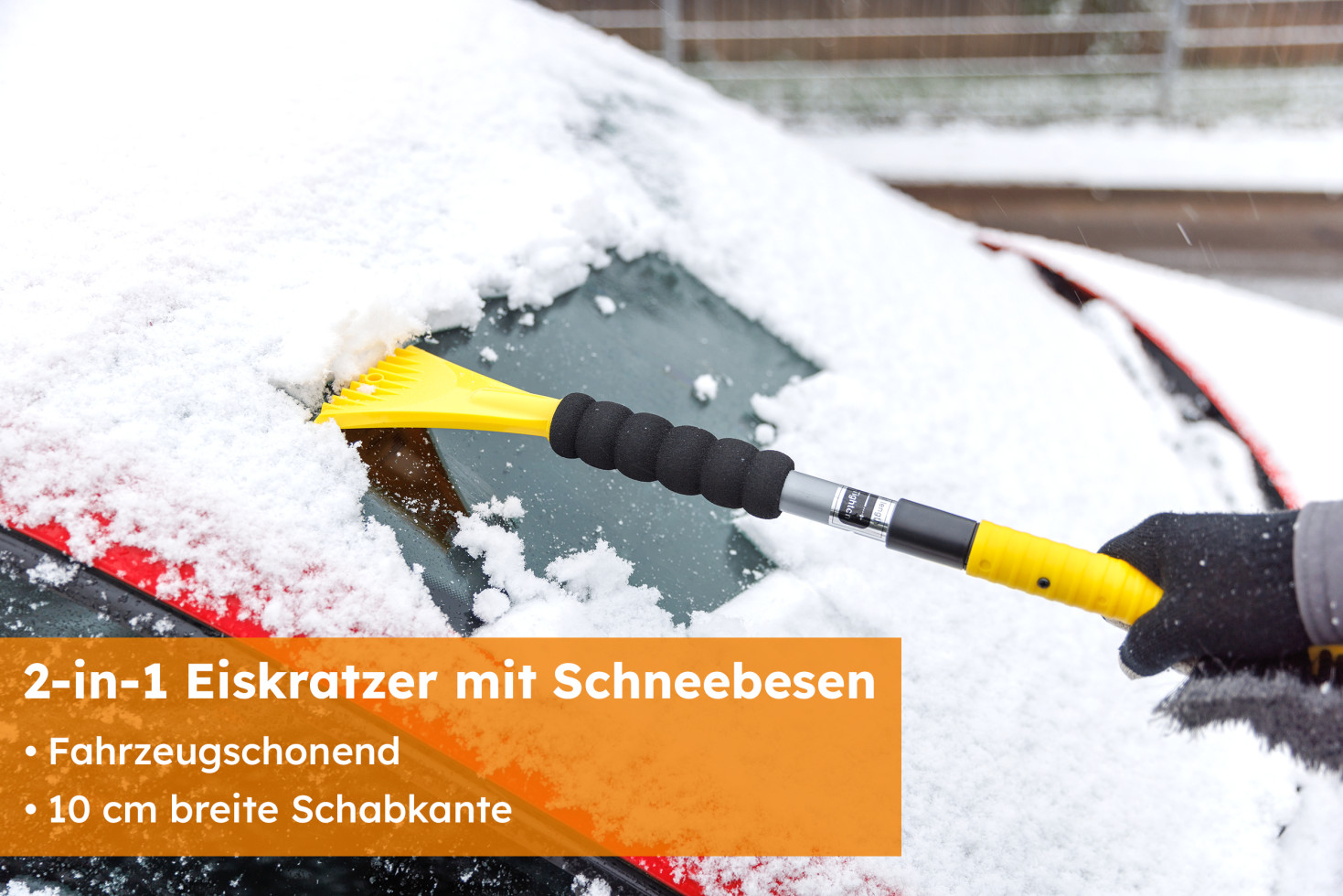 TrendLine Eiskratzer mit Besen teleskopierbar 71 - 82 cm kaufen ...