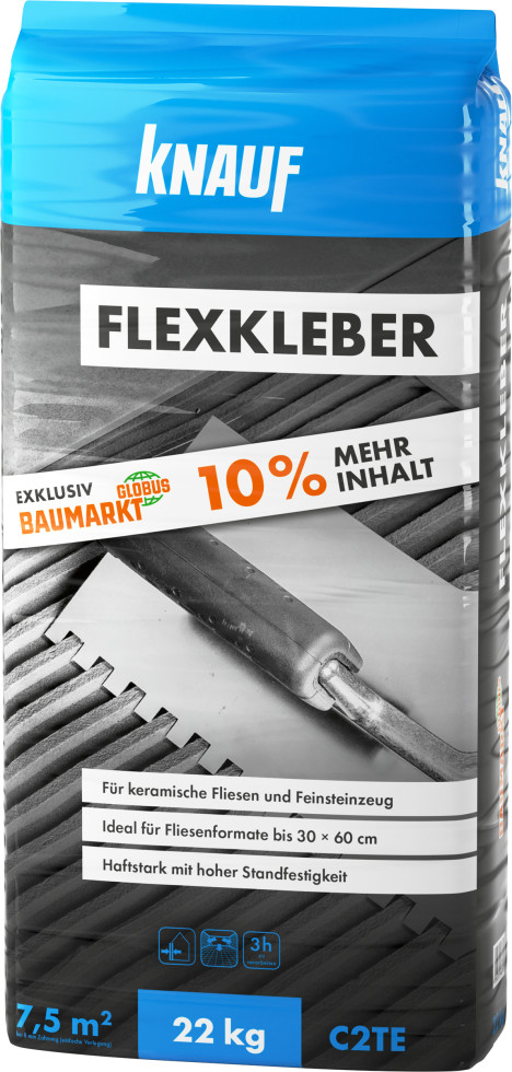 Knauf Flexkleber Aktion 22 kg kaufen | Globus Baumarkt