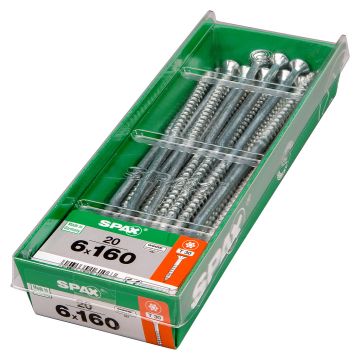Spax Universalschrauben 6.0 x 160 mm TX 30 - 20 Stk. kaufen | Globus ...