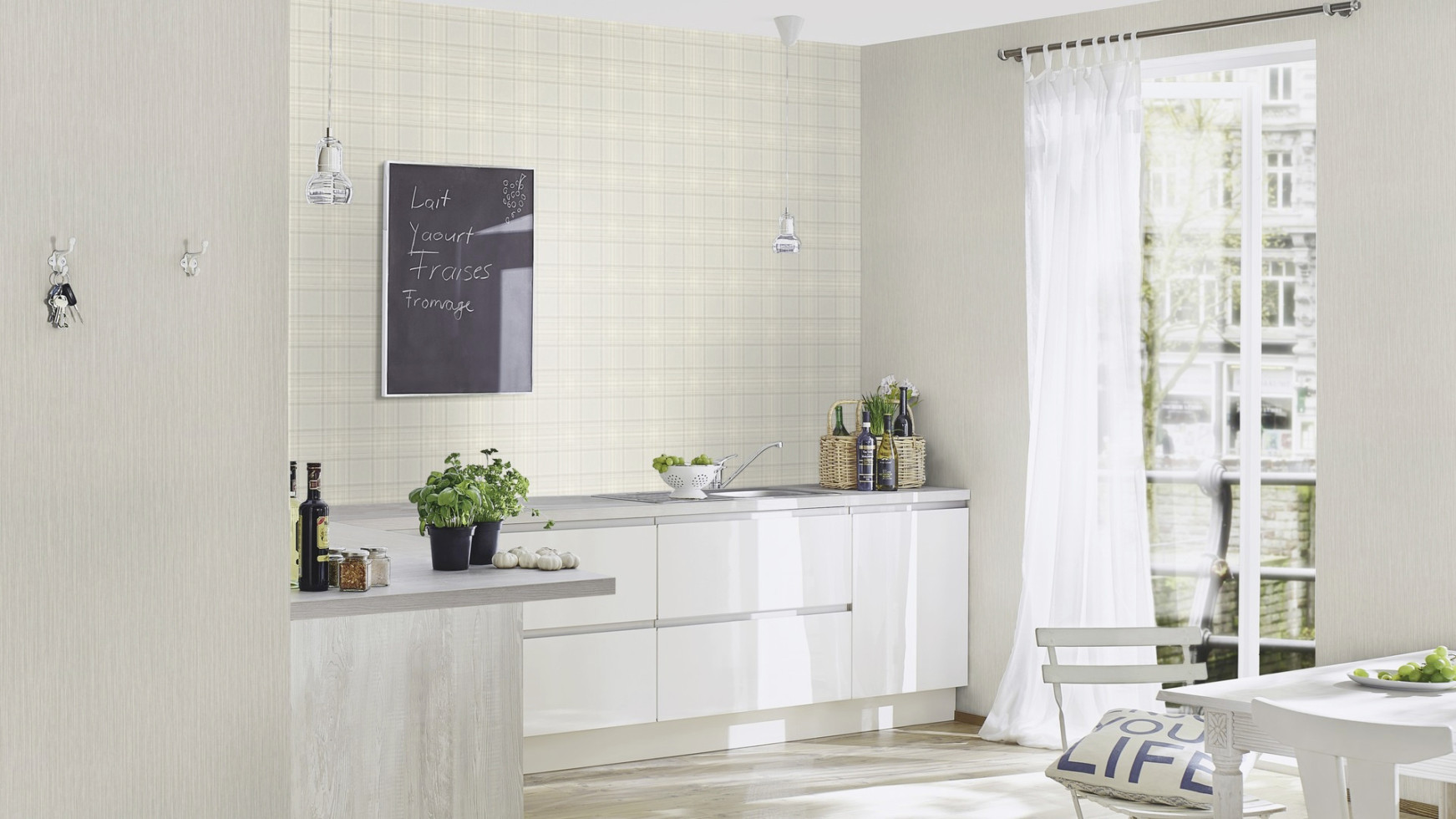 Rasch Vliestapete 537444 Beige-Hellgreige Muster & Motive 10,05 m x 0 ...