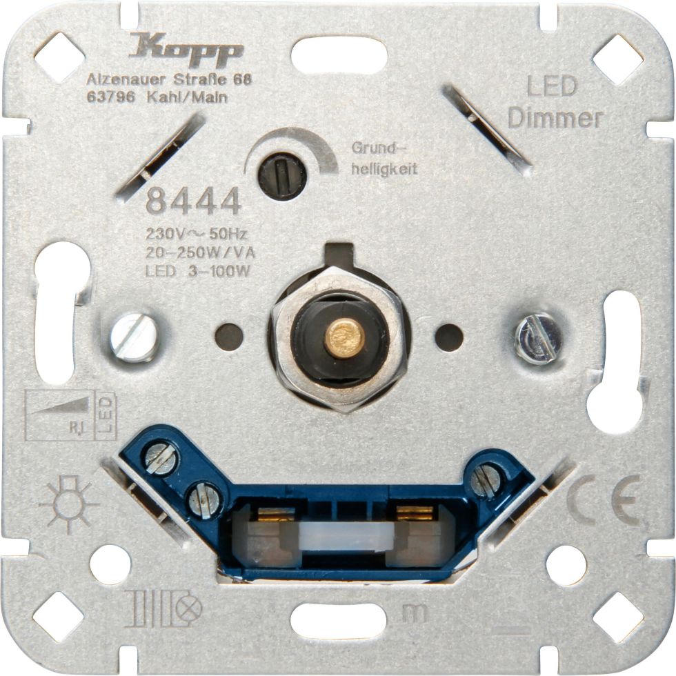 Kopp LED Dimmer mit Druck-/Wechselschalter 3 - 100 Watt, 844400008 ...