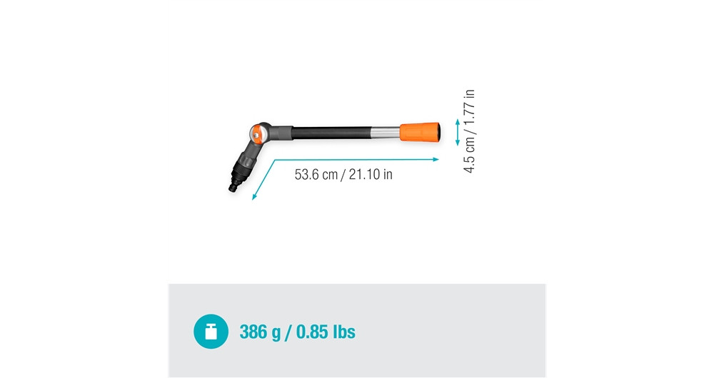 Gardena Cleansystem Stiel Flex 53 cm beidseitig abwinkelbar kaufen ...
