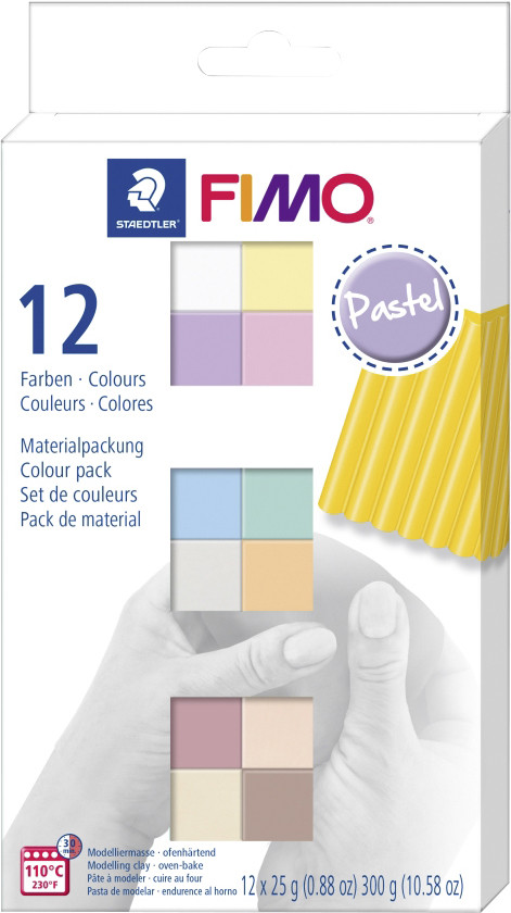 FIMO Soft Colour Pack 12 x 25 g 12 Farben Pastel kaufen | Globus Baumarkt