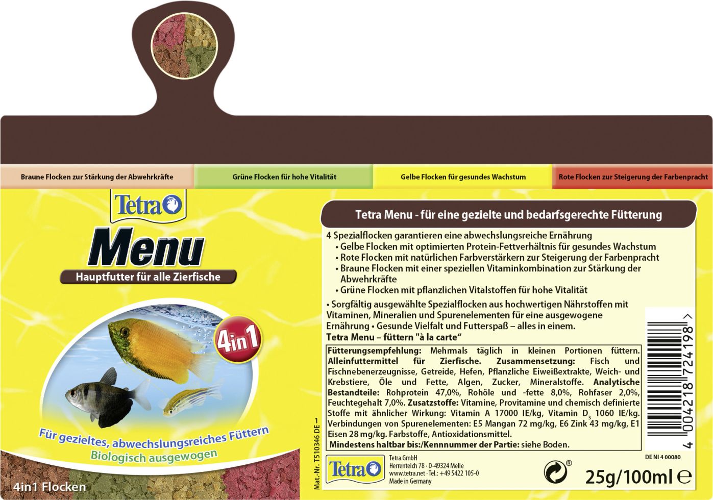 Tetra Menu 100 ml kaufen | Globus Baumarkt