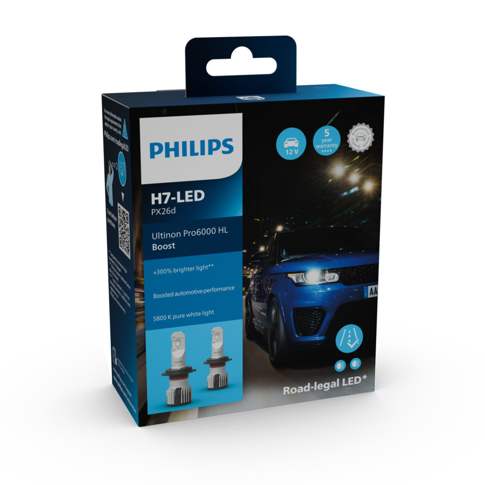 Philips Scheinwerferlampe H7-LED Ultinon Pro6000 Boost PX26d kaufen ...