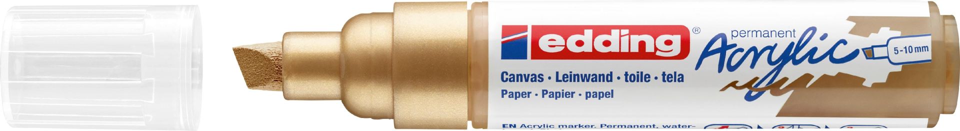 edding 5000 Acrylmarker breit reichgold 5 - 10 mm kaufen | Globus Baumarkt