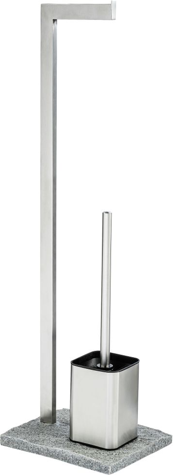Wenko Stand WC-Garnitur Granit chrom kaufen | Globus Baumarkt
