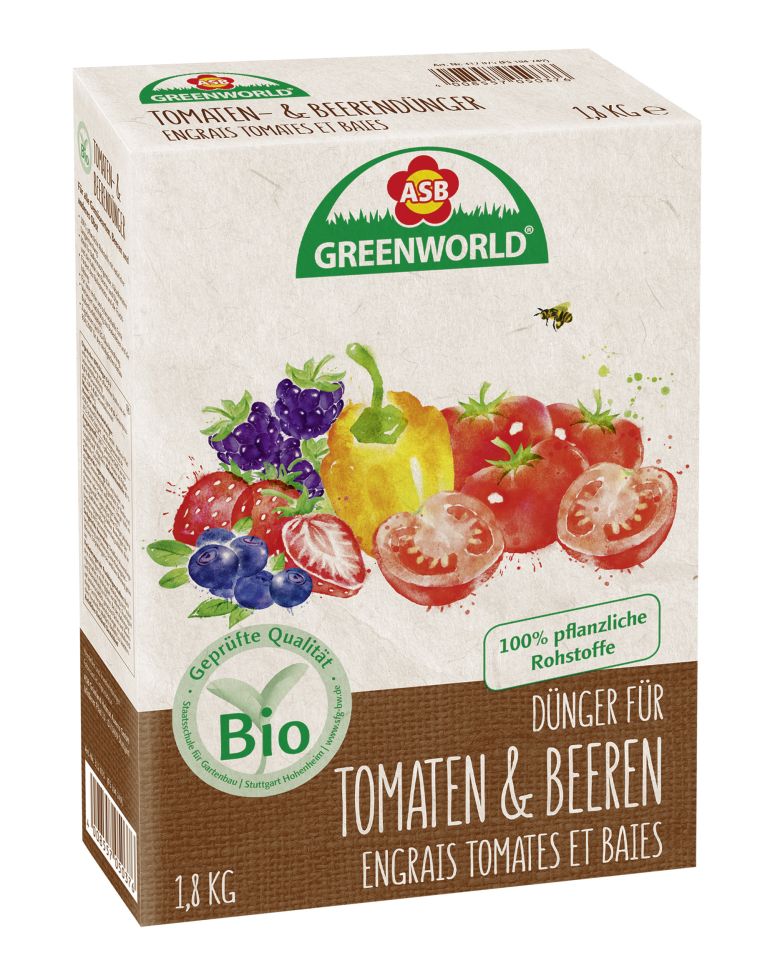 ASB Greenworld Bio Tomaten- und Beerendünger 1,8 kg kaufen | Globus ...
