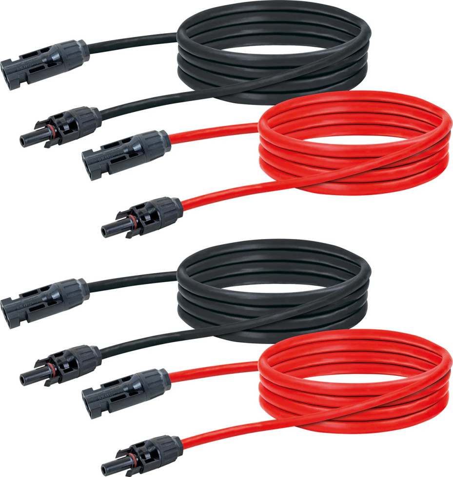 Schwaiger Solarzellenkabel Solarkabel 2x 2 m rot/sw. kaufen | Globus ...