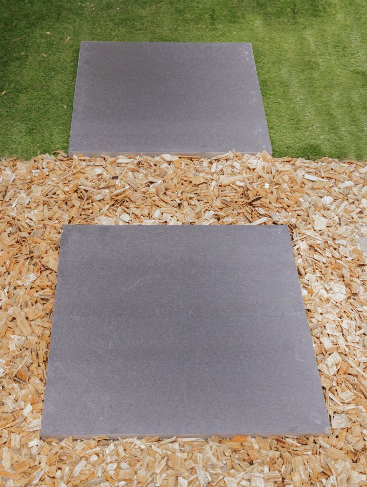 Terrassenplatte Feinsteinzeug Basalt Stone 60 x 60 x 3 cm grau kaufen ...