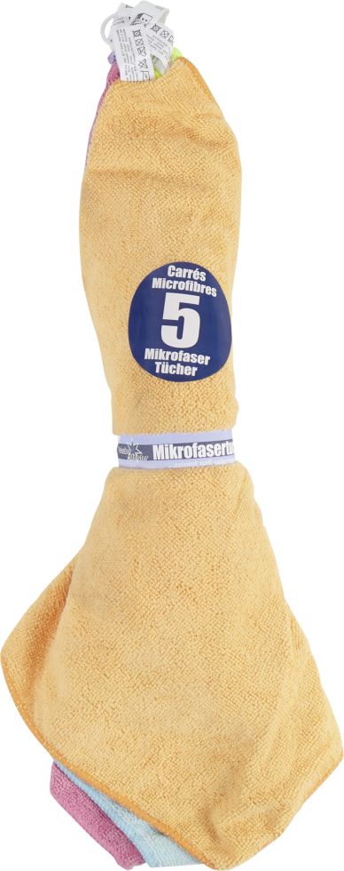 Broszio Sauber Meister Mikrofasertücher 5 Stück, 38 x 40 cm kaufen ...