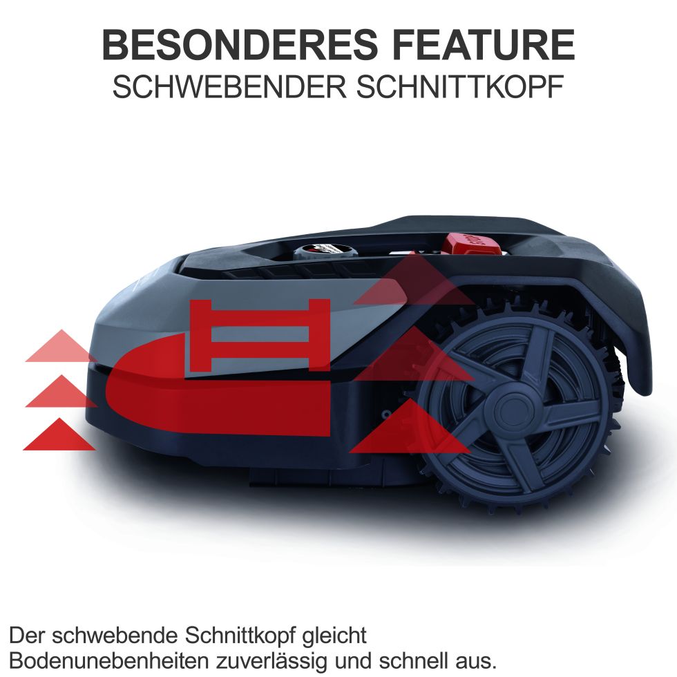 Scheppach Mähroboter RoboCut XL600 20 V/2,5 Ah 18 cm Schnittbreite ...