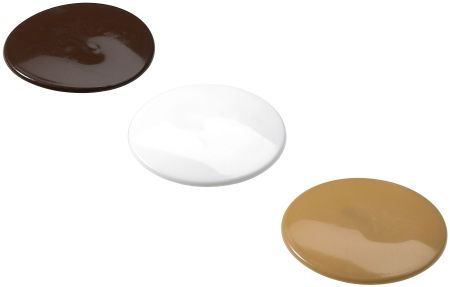 Hettich Abdeckkappe für Rastex 25 Ø 30 mm, weiß/braun/beige, 24 Stück ...