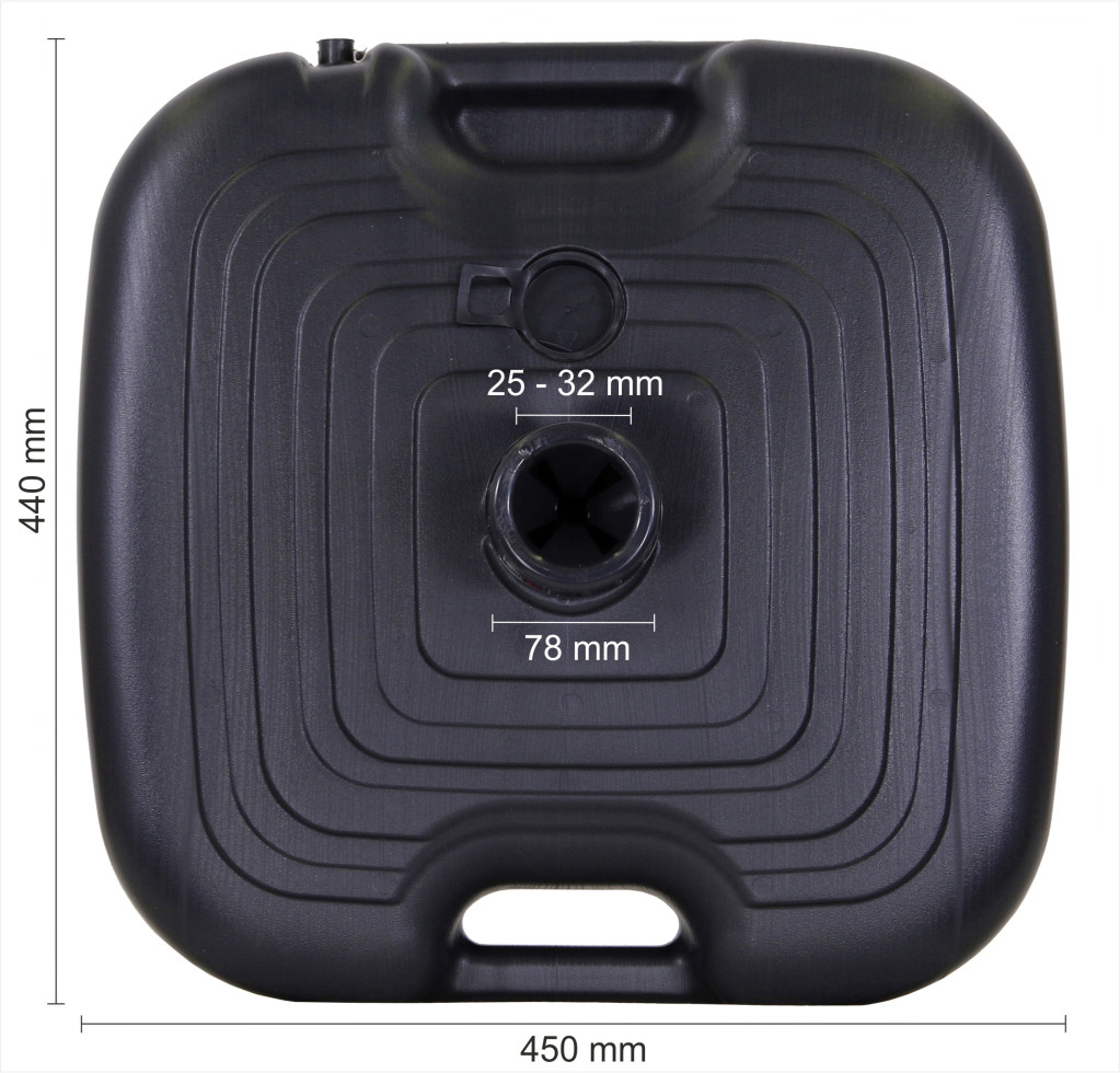 Schneider Schirmständer PE 20 L schwarz kaufen | Globus Baumarkt