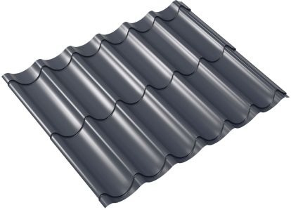 Weckman Metallziegel 80 x 106 cm 0,5 mm anthrazit kaufen | Globus Baumarkt