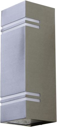 Lutec LED Außenwandleuchte Stripes Edelstahl Up- & Downlight kaufen ...