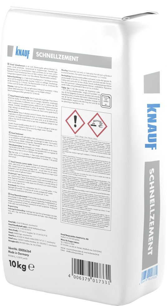 Knauf Schnellzement 10 kg kaufen | Globus Baumarkt