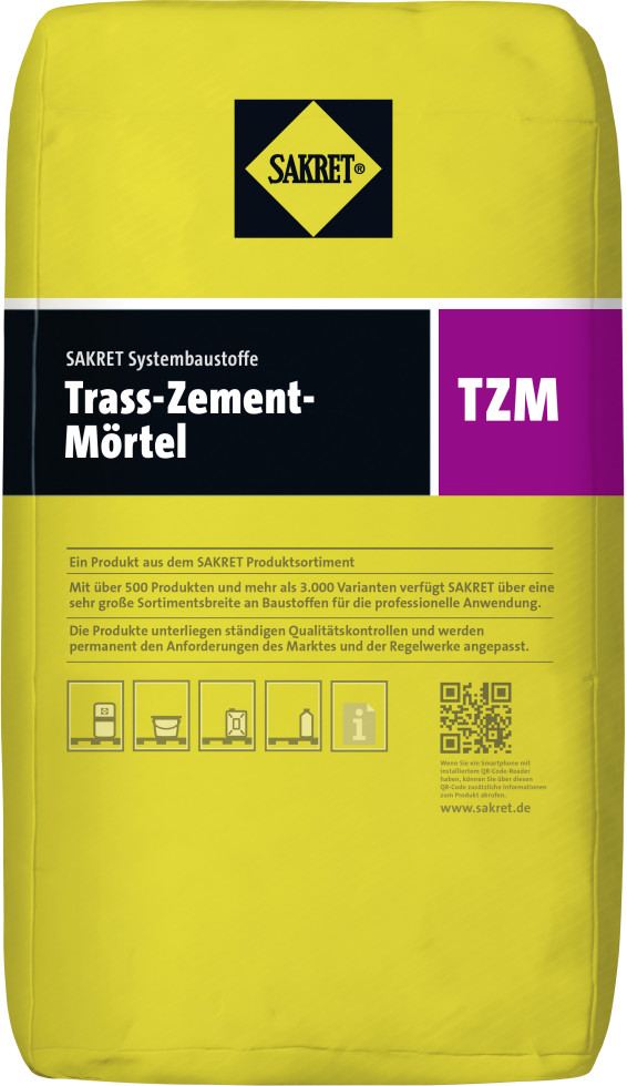 Sakret Trass Zement Mortel