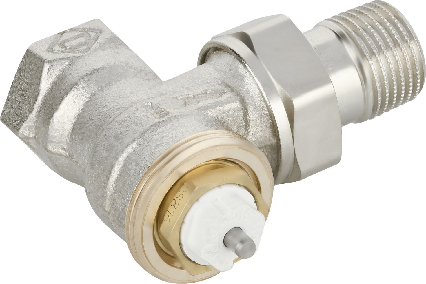 Heimeier Thermostatventil V-Exact II 1/2" Eck, vernickelt kaufen | Globus Baumarkt