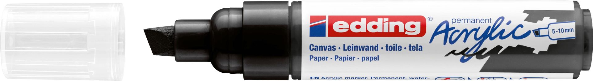edding 5000 Acrylmarker breit schwarz 5 - 10 mm kaufen | Globus Baumarkt