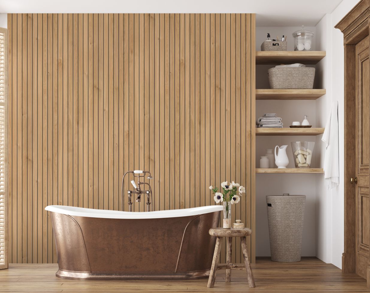 Wandpaneel Rocko Lightwood 265 x 123 x 0,4 cm braun kaufen | Globus ...