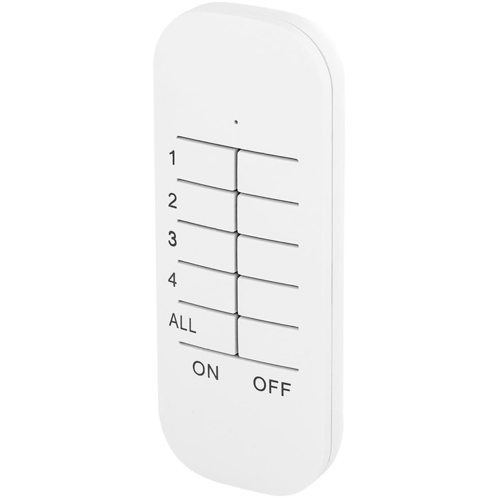 Smartwares 4-Kanal-Fernbedienung Plug&Connect weiß kaufen | Globus Baumarkt