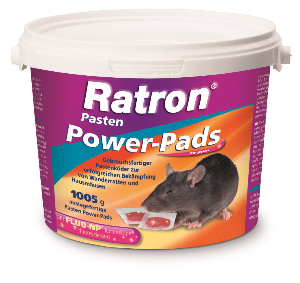 Ratron Rattenköder Pasten Power-Pads 29 ppm, 1005 g kaufen | Globus ...