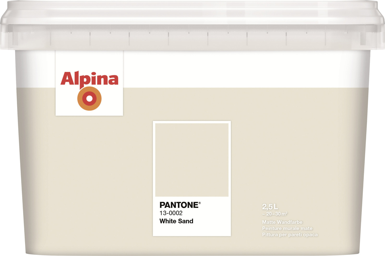 Alpina Wandfarbe Pantone matt white sand 2,5 L kaufen | Globus Baumarkt