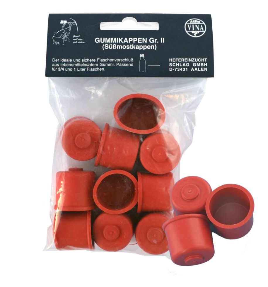 Vina Süßmostkappe Gummikappe Ø 28 mm 10 Stück kaufen | Globus Baumarkt